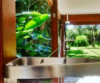 Adjustable Folding Clothesline for Posts & Fence Mounts