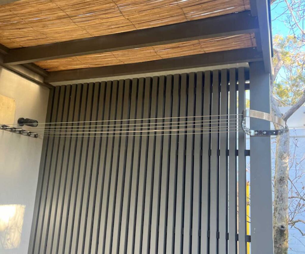 No.1 Stainless Steel Corner Clothesline for Post to Wall